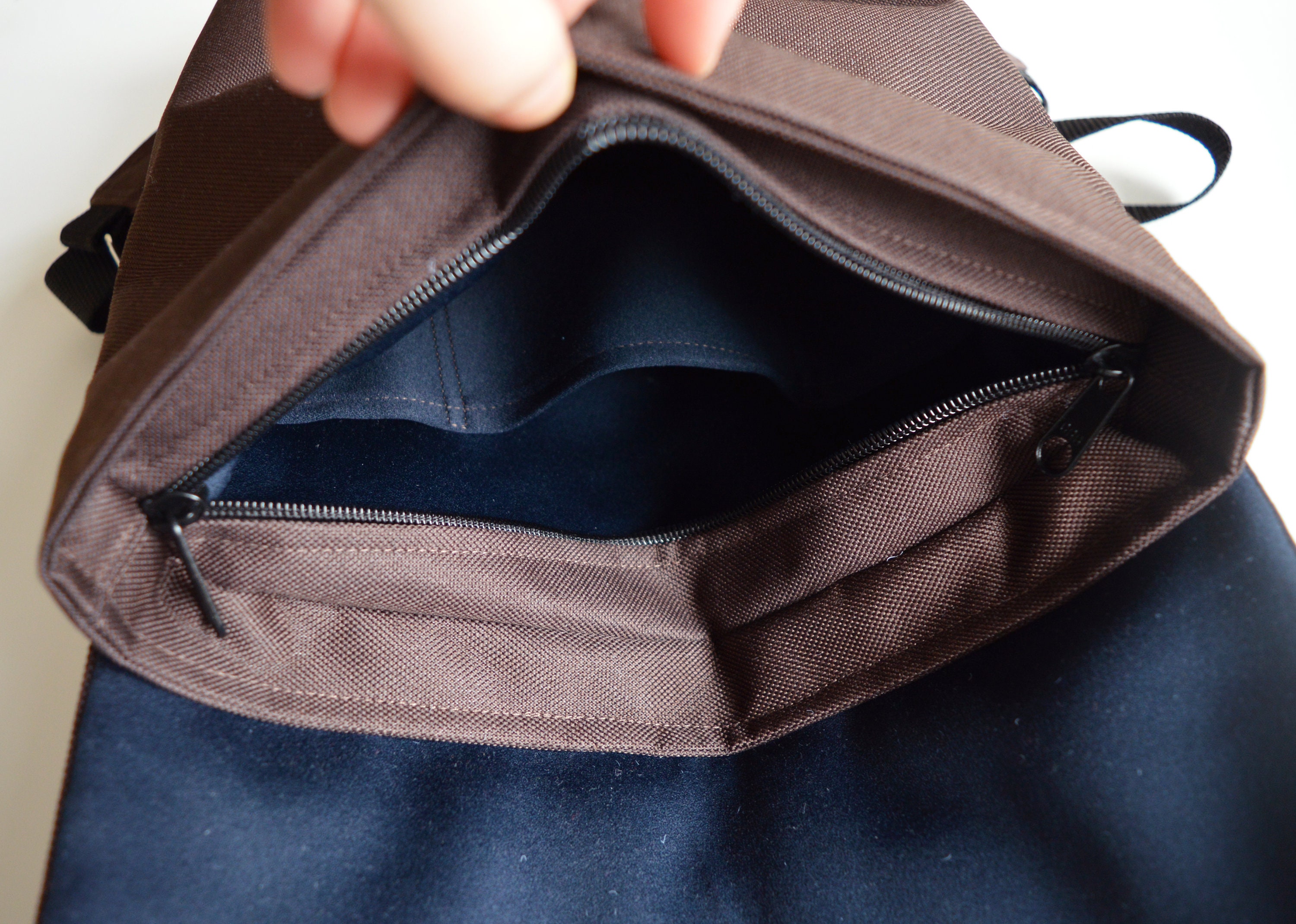 Backpack Brown Darkchocolate Hipster Backpack Rucksack Cycling Bag ...