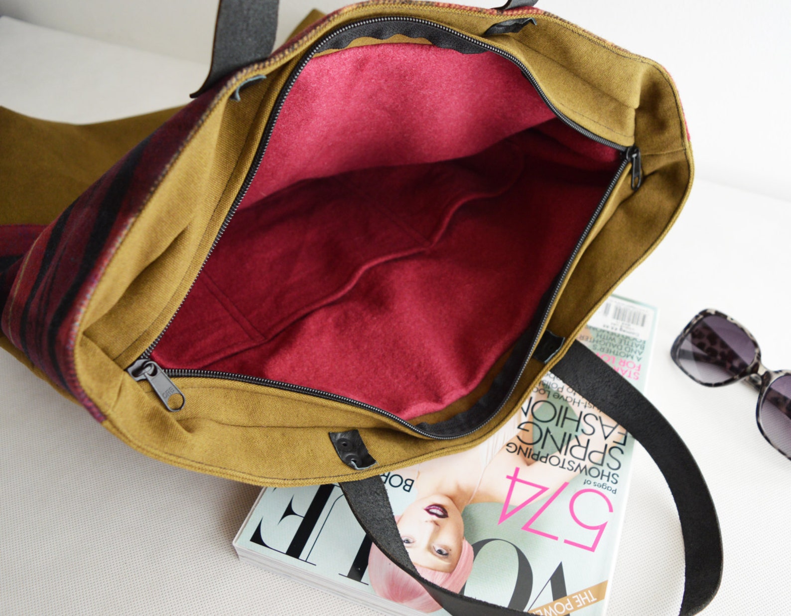 Extra large XL canvas tote bag shopping bag shopper tote | Etsy