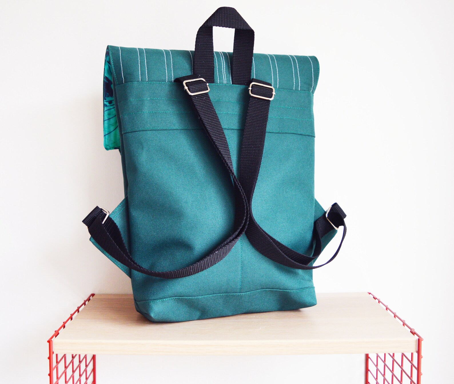 Backpack Green Hipster Backpack Rucksack Cycling Bag Everyday - Etsy