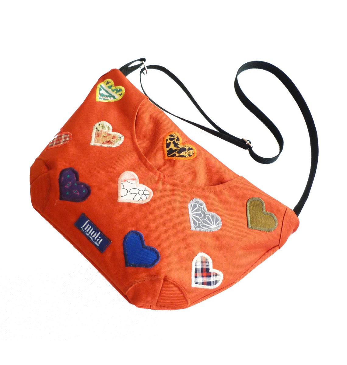 Colorful Purse Rainbow Orange Boho Boheme Purse Crossbody Bag With ...