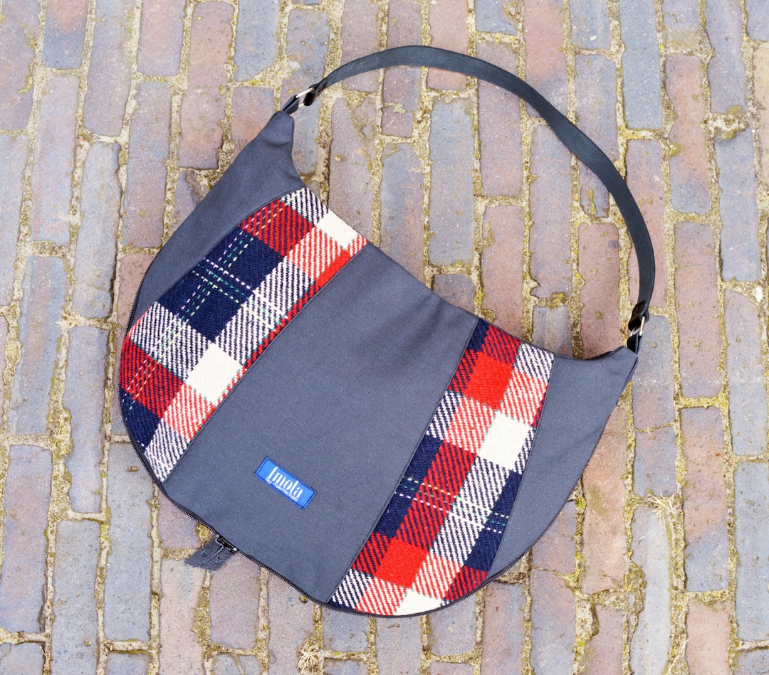 Plaid Purse Country Cottage Chic Western Large Handbag Shoulder Bag ...