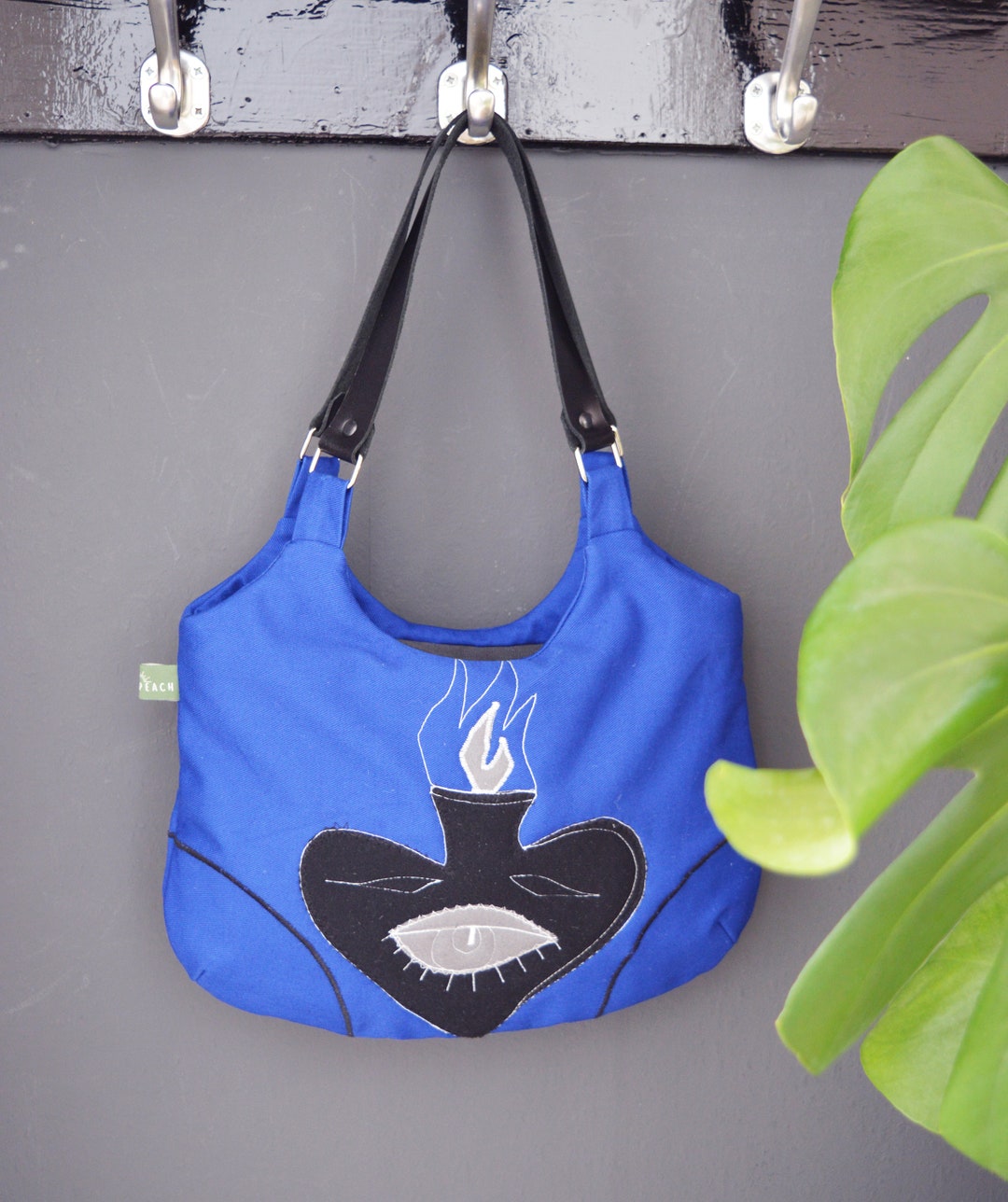 Blue Purse With Poison Glass Potion Eye Cool Medium Purse Handbag ...