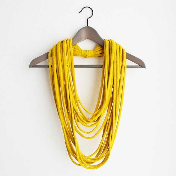 Bright Yellow Scarf - Etsy
