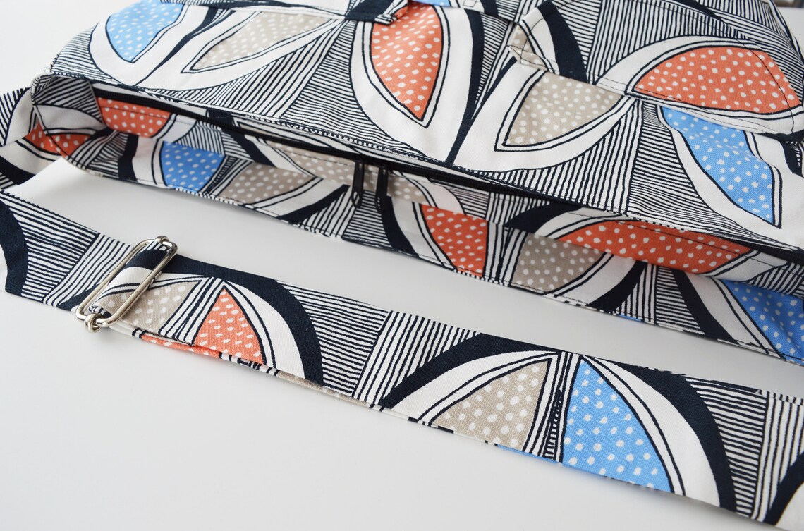 Messenger Bag Crossbody Bag Bike Messenger Bag Canvas Bag Leaves ...