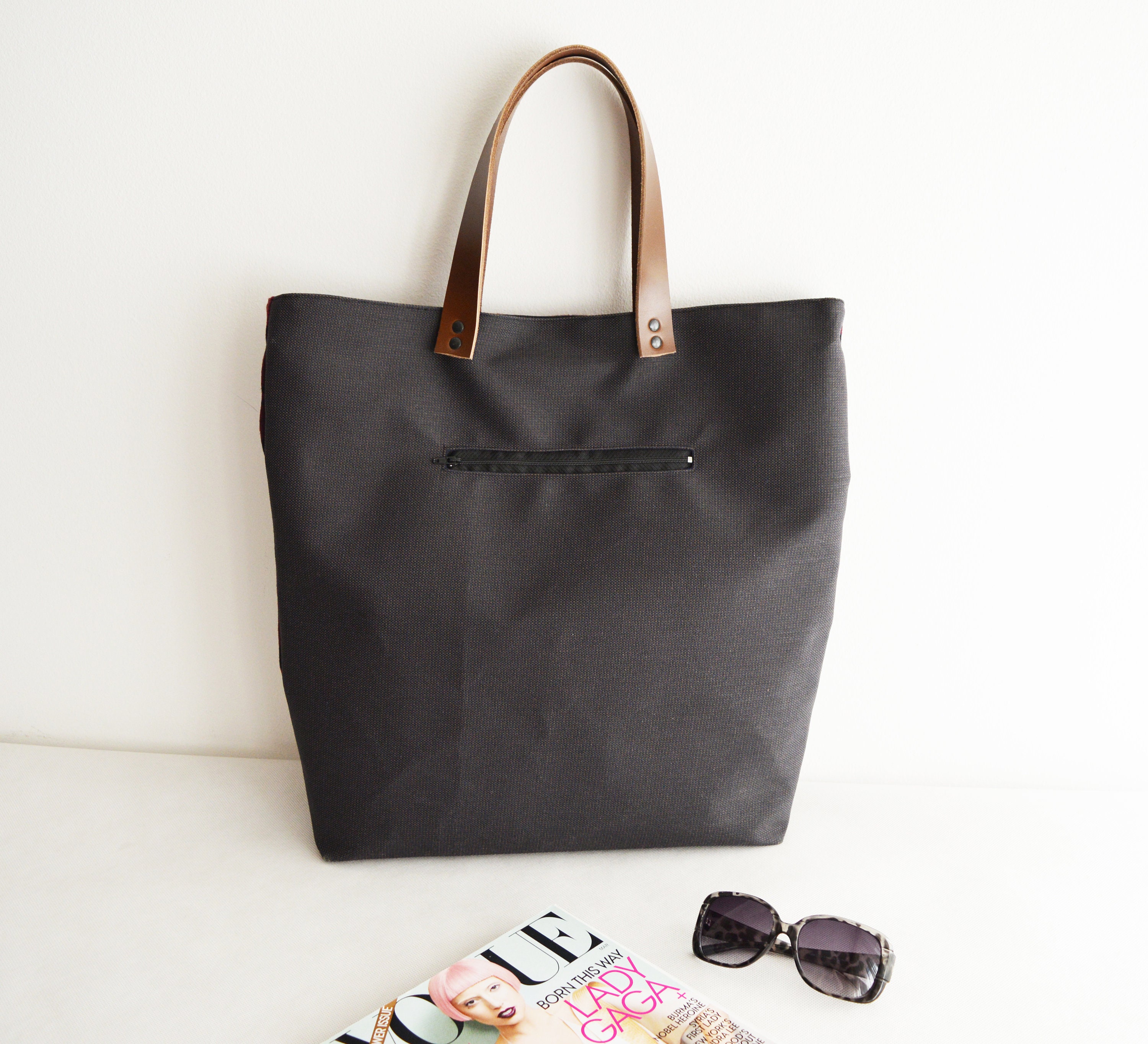 Extra Large XL Tote Bag Shopping Bag Weekender Bag Shopper Tote Casual ...