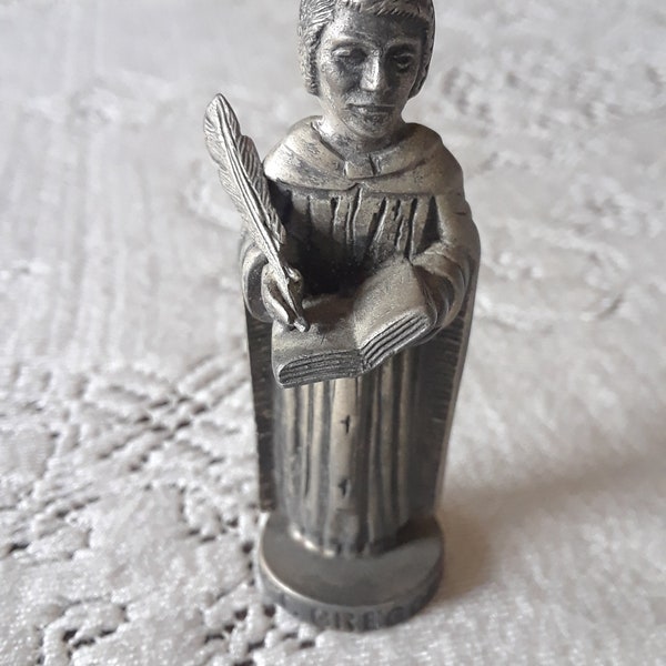 Religious Pewter Statue - Etsy