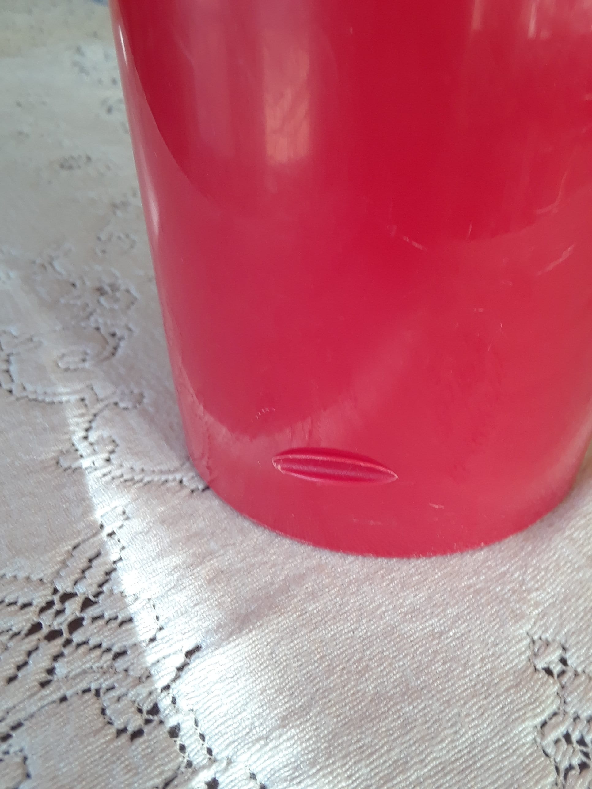 Red Tupperware Container / Pitcher for Tomato Juice / Tupperware Party ...