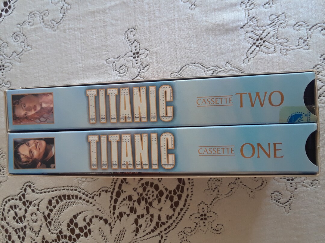 Iconic Titanic on VHS Boxed Two-cassette Set - Etsy