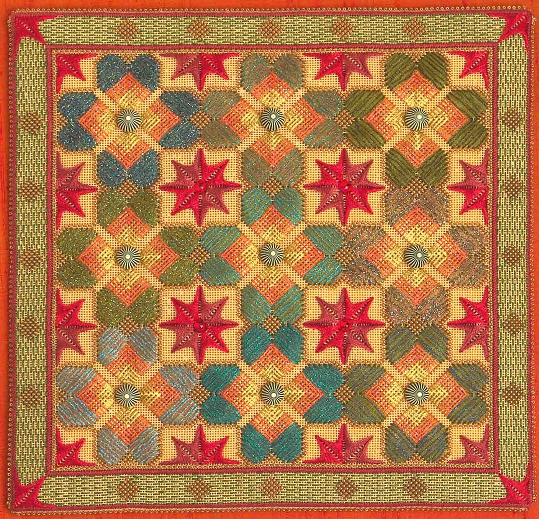 INSTRUCTION SHEET for Needlepoint/canvaswork Panel Moroccan Autumn - Etsy