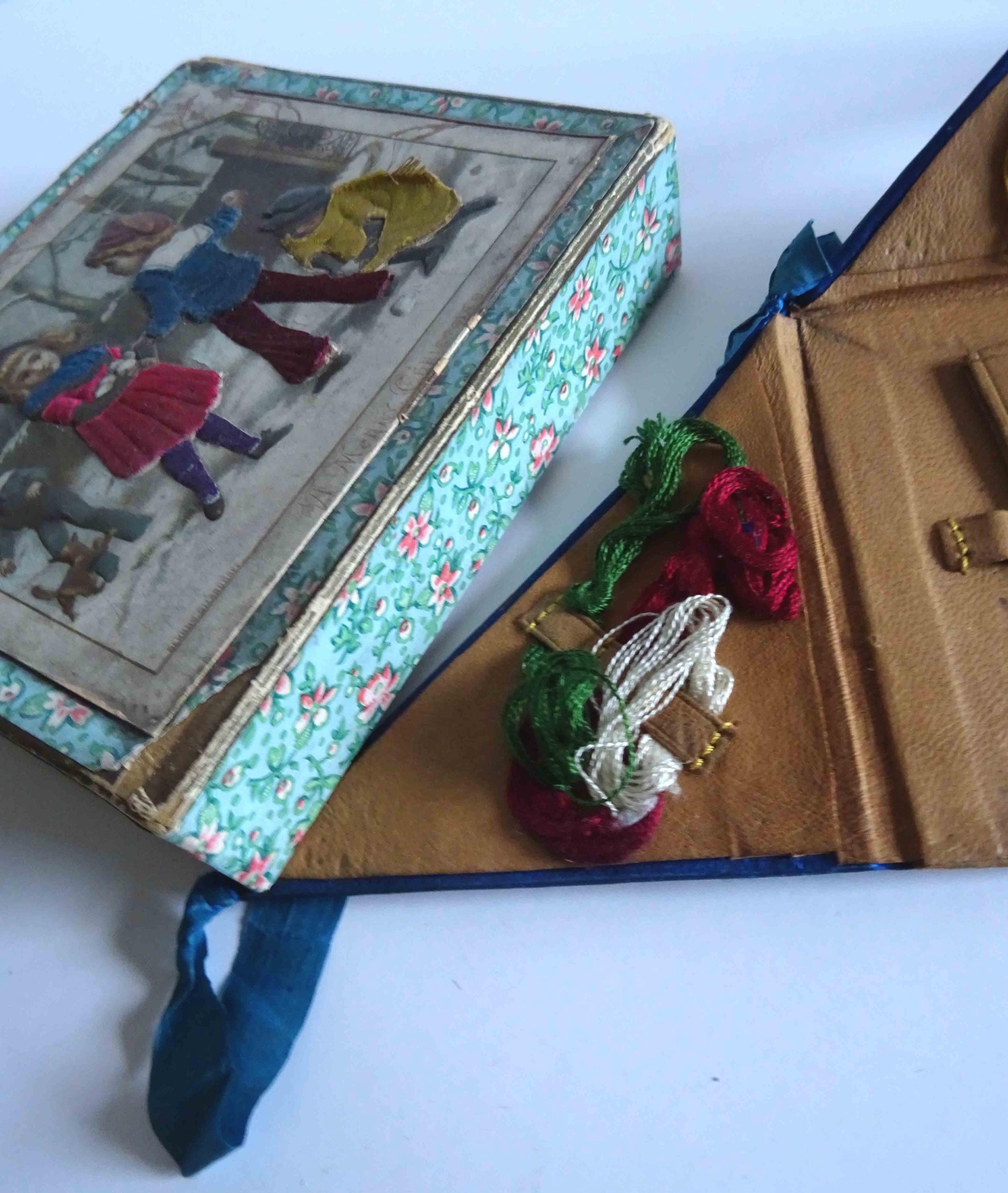 Antique Sewing Kit in Christmas Box - Etsy