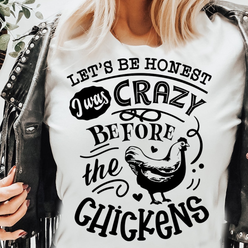 Crazy Chicken Svg - Etsy