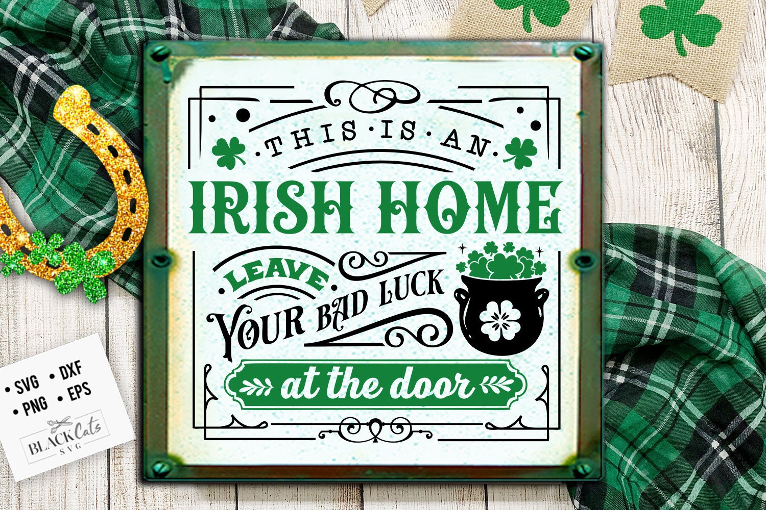 Dit is een Iers huis svg Home sign svg Farmhouse St Patricks - Etsy ...