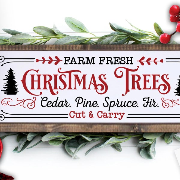 Tree Farm Sign - Etsy
