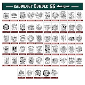 Radiology SVG 55 Designs SVG, X-ray Svg, X-ray Tech Svg Bundle Svg, Rad ...