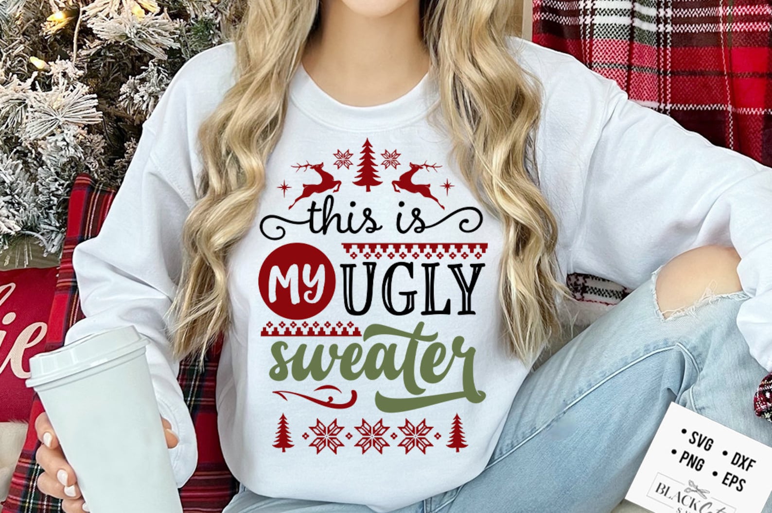 This is My Ugly Sweater Svg Ugly Sweater Svg Funny Christmas - Etsy