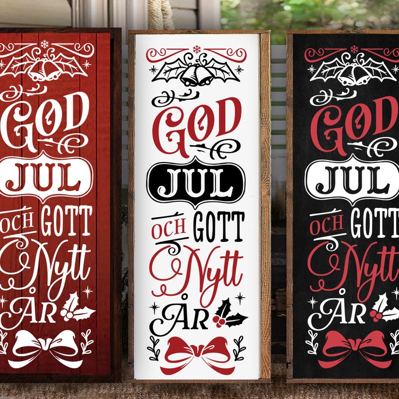God Jul Sign - Etsy