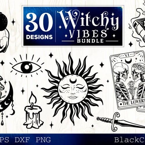 Magic and Witchcraft SVG Bundle 50 Designs - Etsy UK