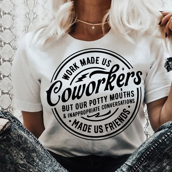 Work Made Us Coworkers Svg - Etsy