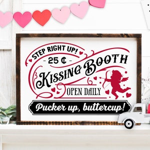 Kissing Booth Svg, Kissing Booth Poster Svg, Kissing Booth Sign ...
