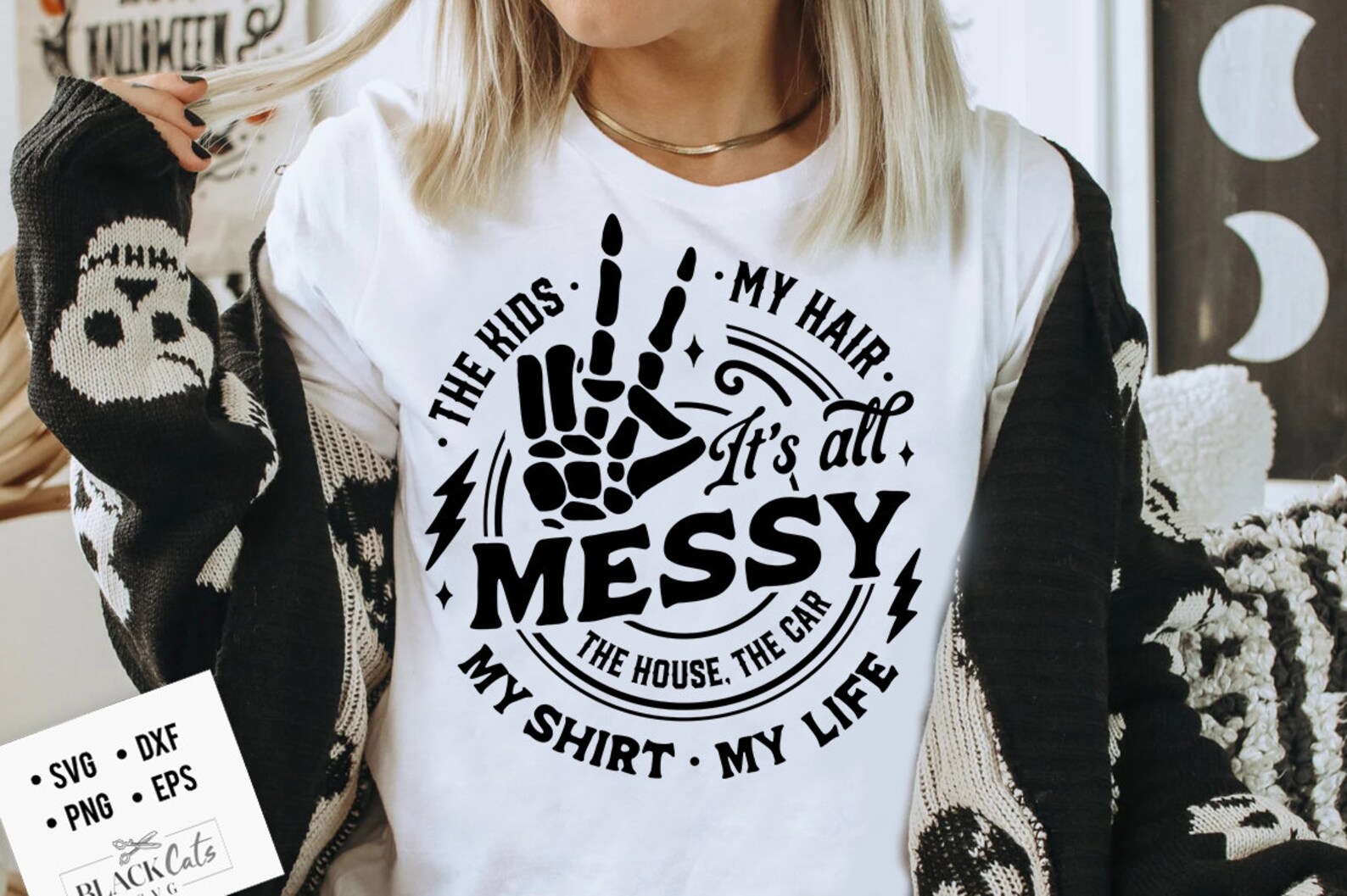 It's All Messy Svg, It's All a Mess Svg, Kids Svg, Mama Svg, the Car ...