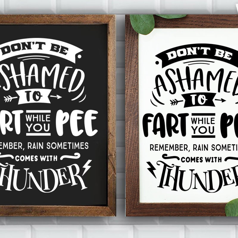 Dont Fart Sign - Etsy