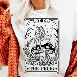 The Magic Frog Tarot SVG, the Frog Svg, Frog Tarot Svg, Tarot Card Svg ...