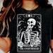 The Overthinker Tarot SVG, Overthinker Svg, Skeleton Svg, Skull Tarot ...