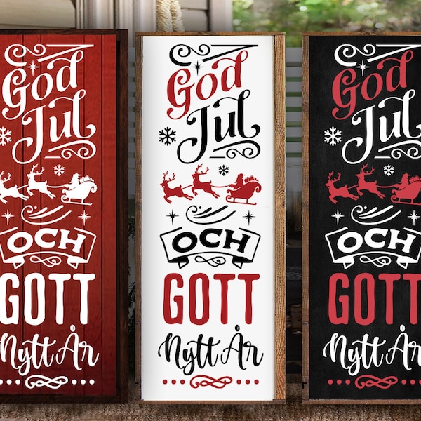 God Jul Sign - Etsy