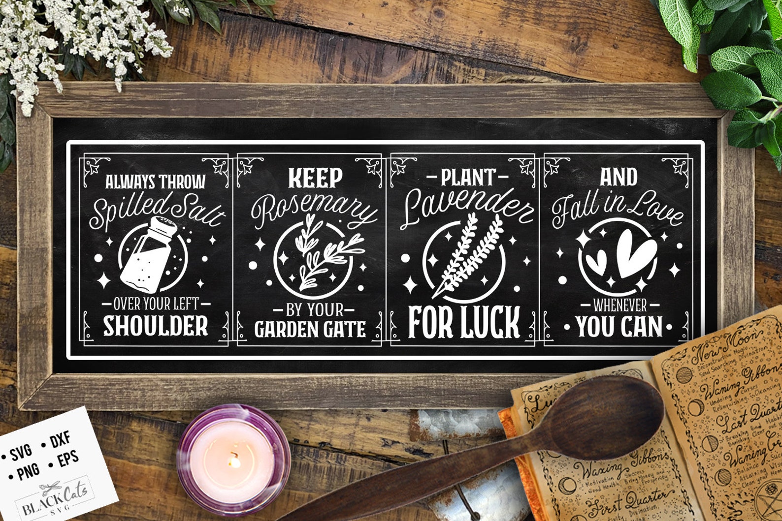 Always Throw Spilled Salt SVG Witch Kitchen Svg Magic - Etsy