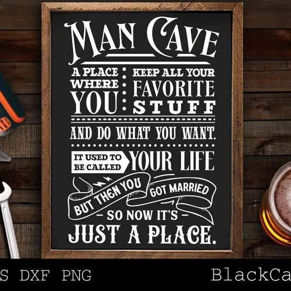 Man Cave Poster - Etsy