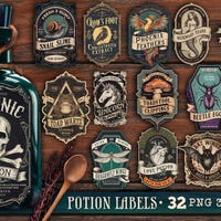Potion Labels - Etsy