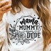 Mama Mommy Mom Dude Svg, Dude Svg, Mom Life Svg, Mom Svg, Mothers Day ...