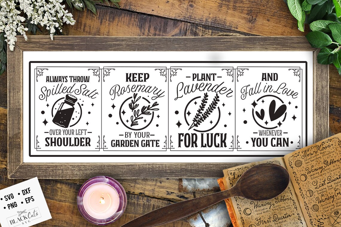 Always Throw Spilled Salt SVG Witch Kitchen Svg Magic - Etsy