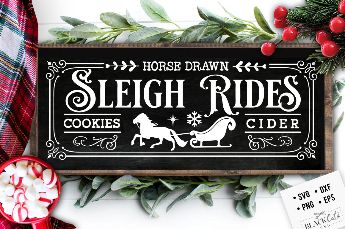 Old Fashioned Sleigh Rides Svg Vintage Sleigh Rides Svg - Etsy Canada
