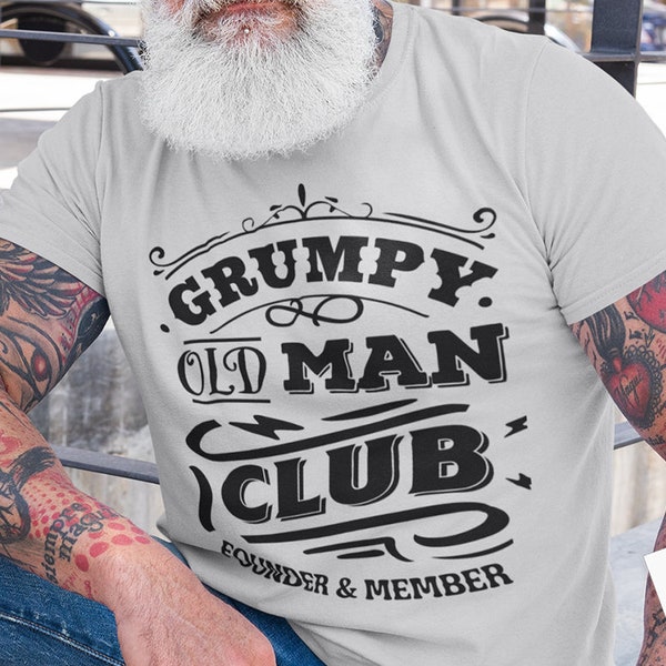 Grumpy Old Men Club Svg - Etsy