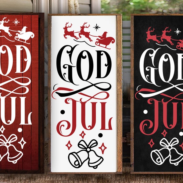 God Jul Sign - Etsy
