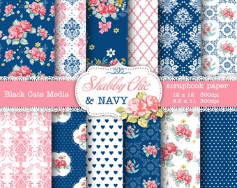 Coral Digital Paper - Etsy