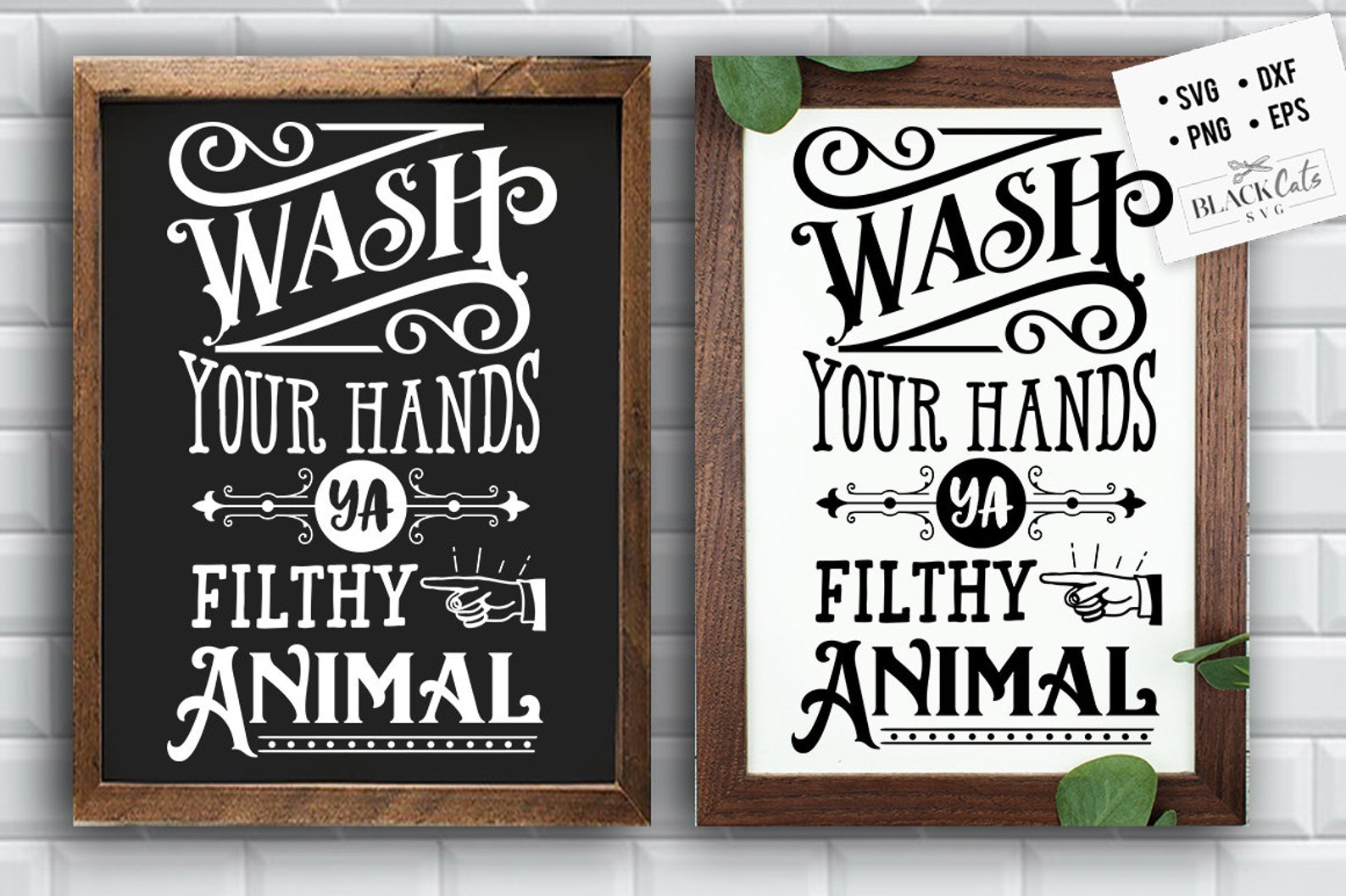 Wash Your Hands Ya Filthy Svg Bathroom SVG Bath SVG Rules | Etsy