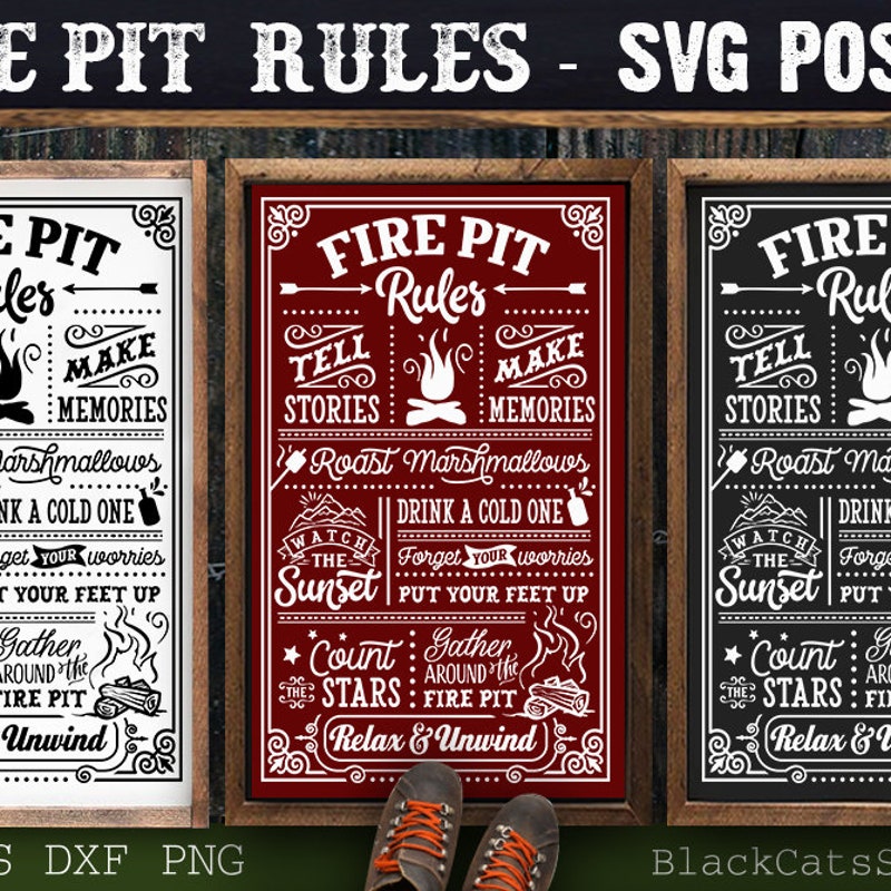 Fire Pit Svg - Etsy