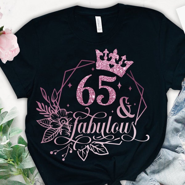 65th Birthday Svg - Etsy
