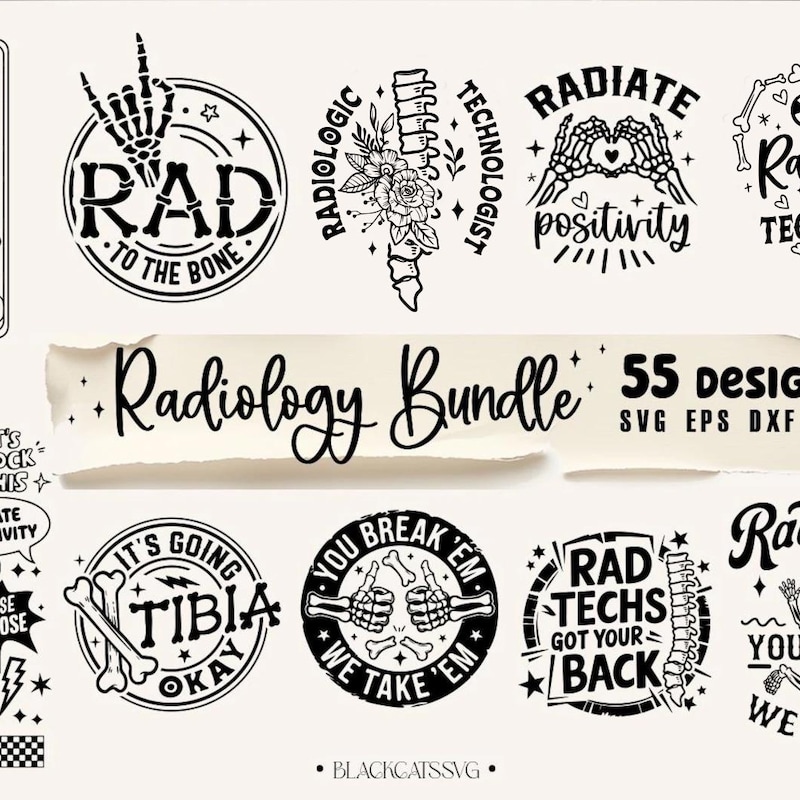 Rad Tech Rad to the Bone - Etsy