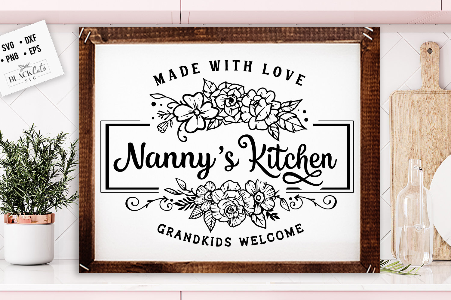 Nanny's Kitchen Svg Grandma's Kitchen SVG Nana's - Etsy