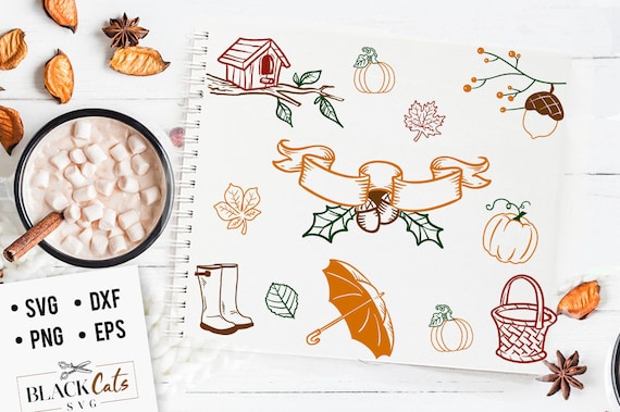 Autumn Clipart Pack Svg Autumn Svg Fall Svg Autumn Svg - Etsy