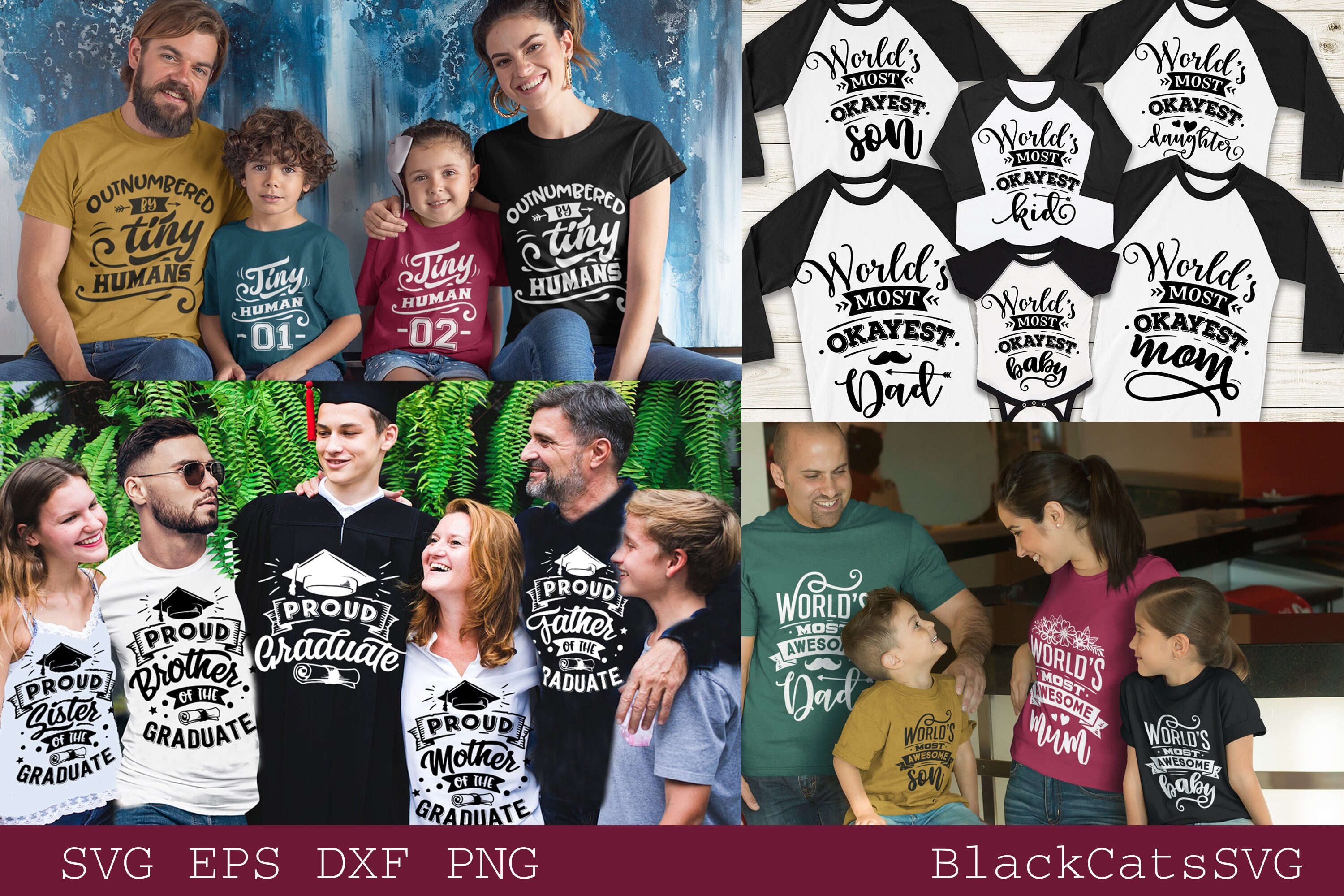Family Matching Outfits SVG Bundle 50 Designs Vol 2 - Etsy