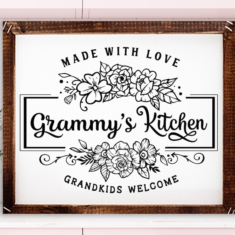 Grammy's Kitchen Svg - Etsy