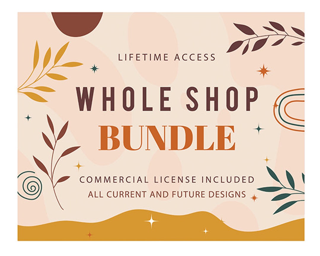 Whole Shop Bundle With Commercial License for My Entire Shop All SVG ...