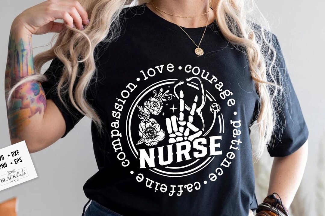 Nurse Round Floral Svg, Nurse Words Svg, Nurse Life Mode Svg, Nurse Svg ...