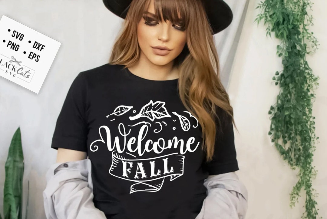 Welcome Fall Svg, Autumn Svg, Fall Svg, Autumn Svg Design, Thanksgiving ...