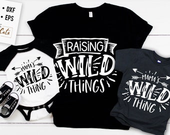 Raising Wild Things Svg - Etsy