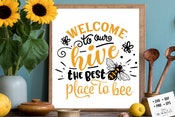 Welcome to Our Hive SVG Cut File Digital Download for Cricut or US Cutter Vinyl Cutter Bee Hive ...